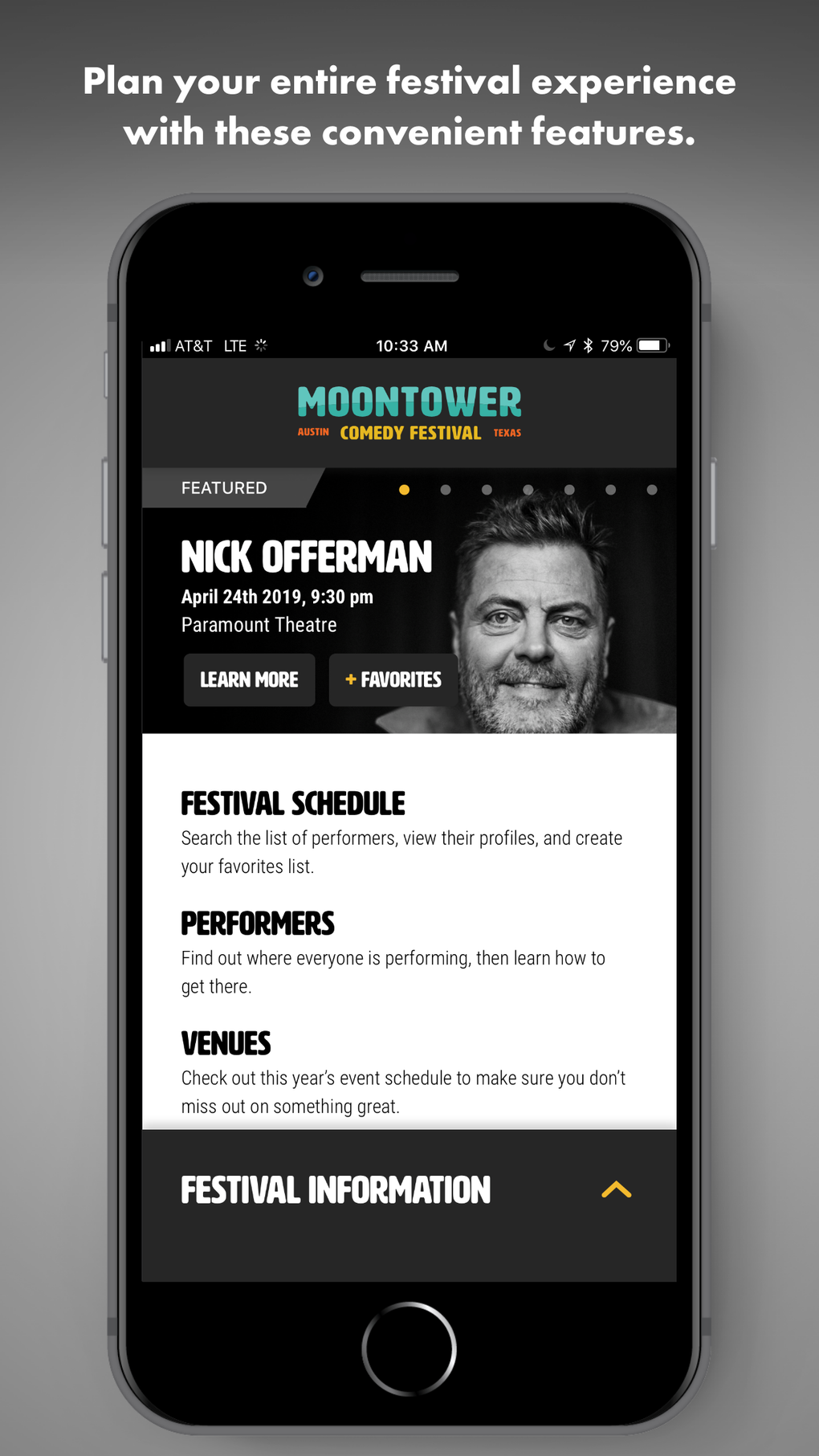 Moontower Comedy Festival for iPhone - Download