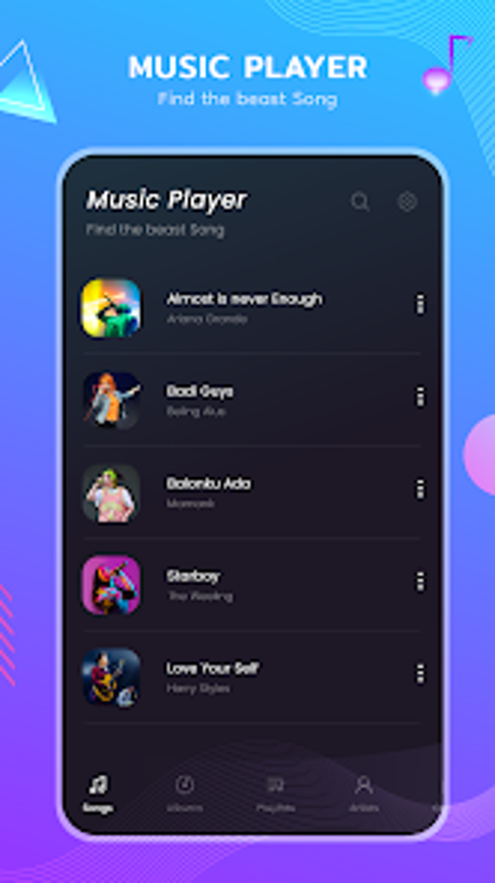 Music Player para Android - Descargar
