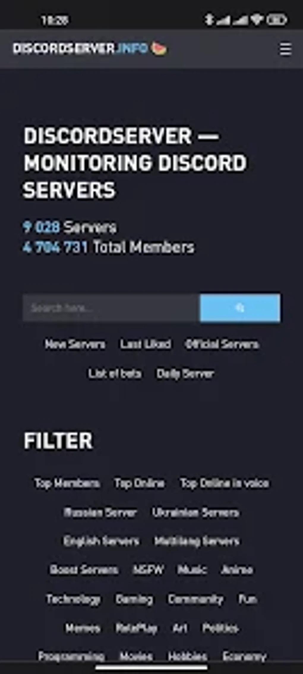 DiscordServer Servers Bots for Android - Download