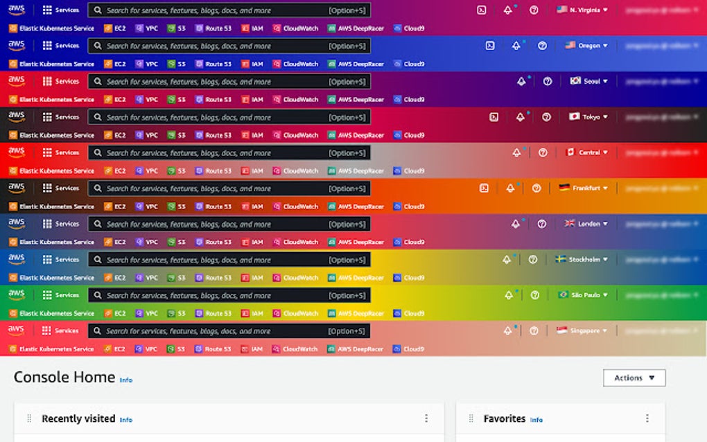 AWS Colorful Navbar para Google Chrome - Extensión Descargar