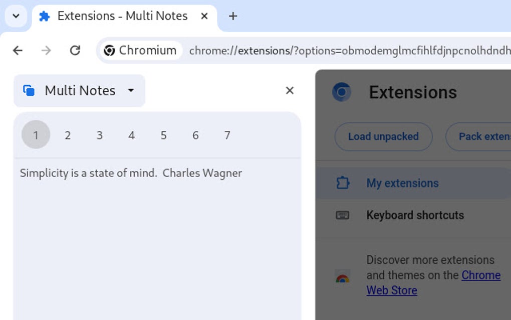 Multi Notes for Google Chrome - Extension Download