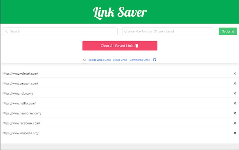 Link Saver for Google Chrome - Extension Download
