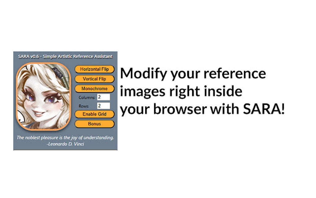 SARA = Simple Artistic Reference Assistant para Google Chrome ...