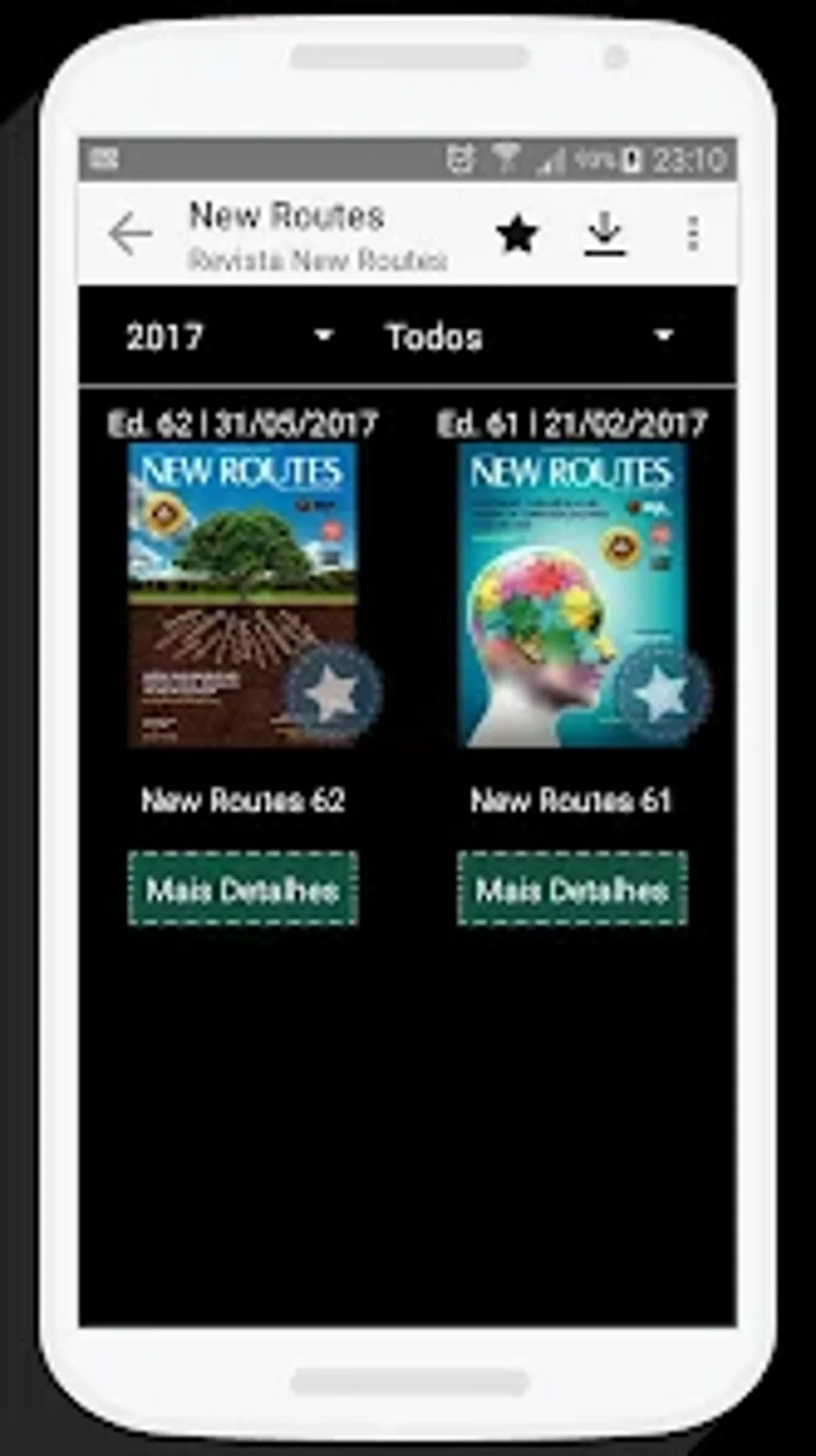 Revista New Routes for Android - Download