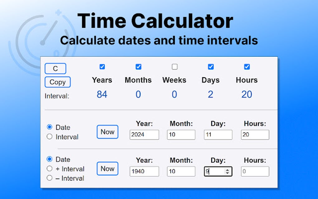 Time Calculator para Google Chrome - Extensión Descargar