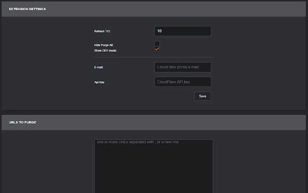 CloudFlare Purge Plugin for Google Chrome - Extension Download
