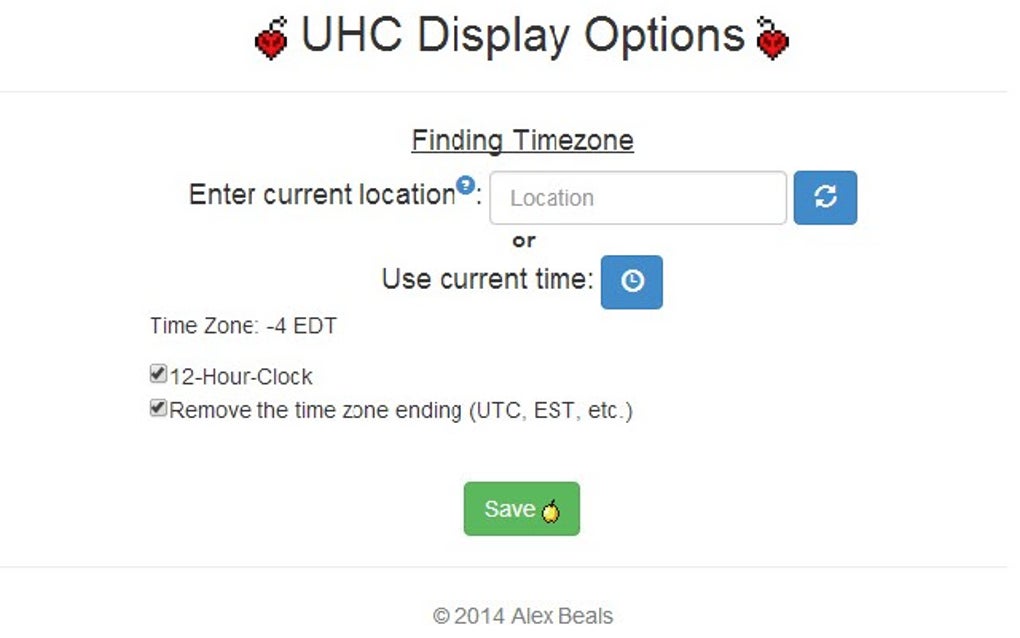 UHC Display for Google Chrome - Extension Download