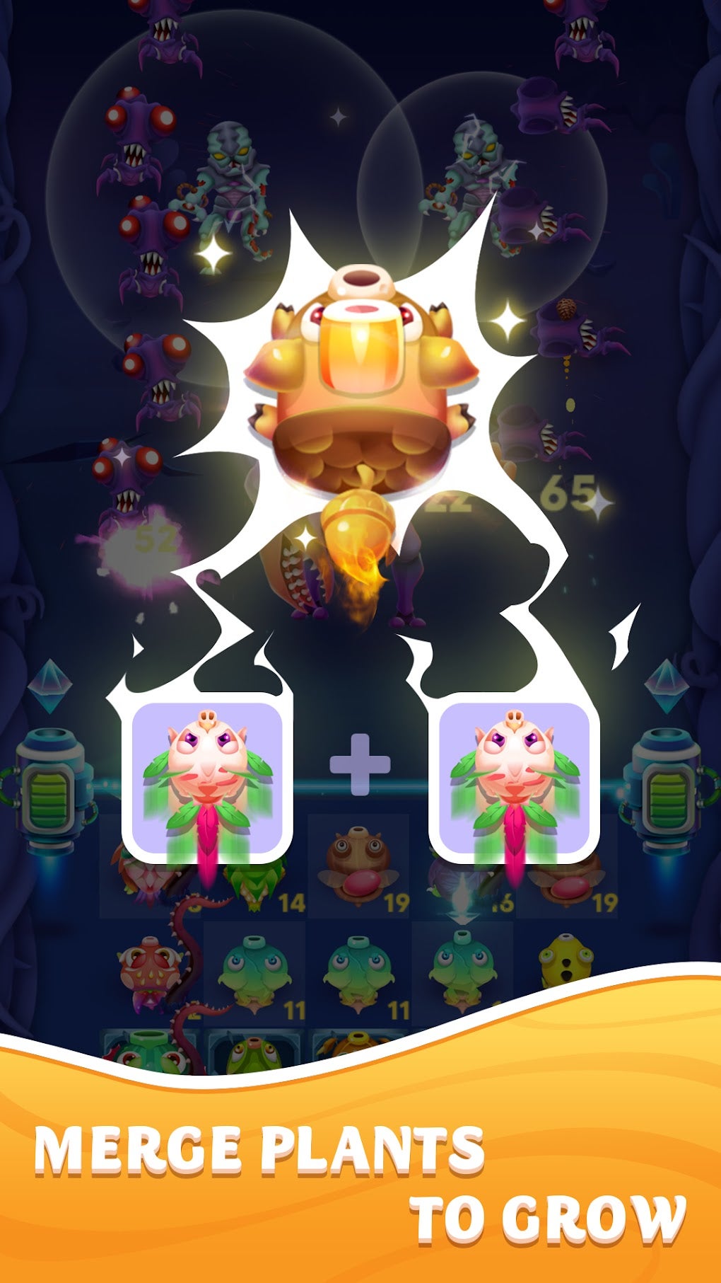 Merge Plants: Aliens Defense for Android - Download