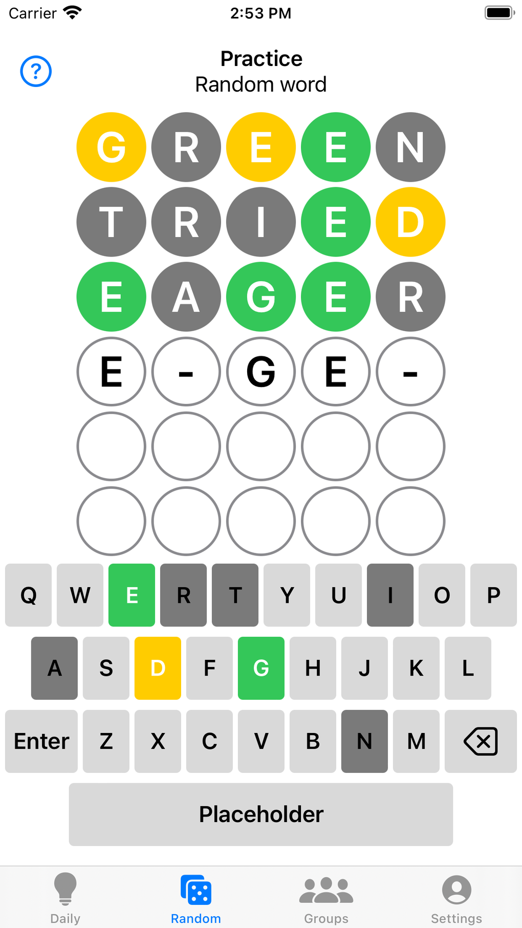 Wordie - Daily Word Game for iPhone - Download