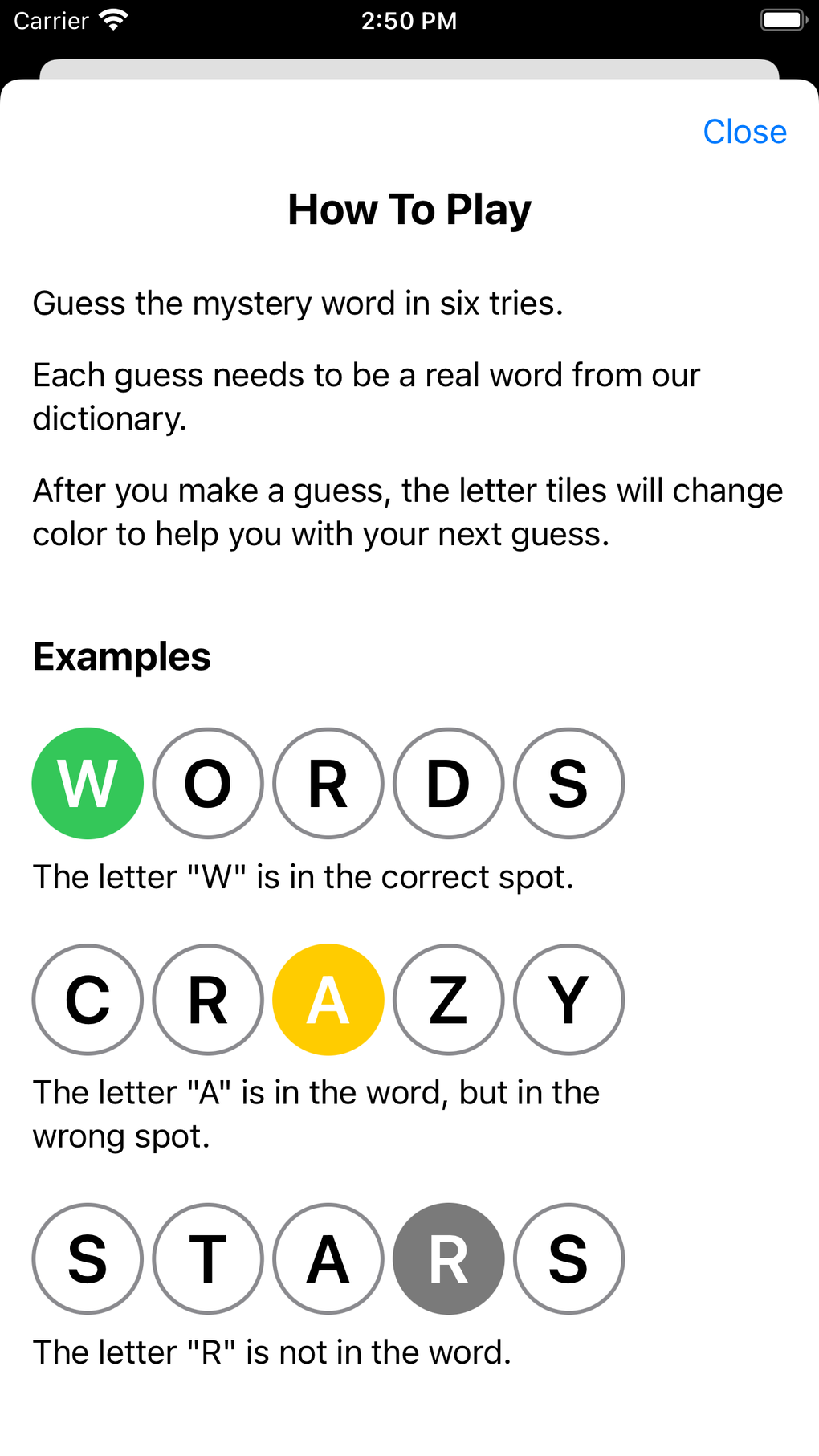 Wordie - Daily Word Game for iPhone - Download
