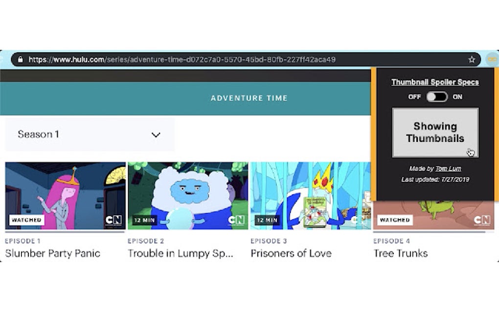Spoiler Specs for Google Chrome - Extension Download