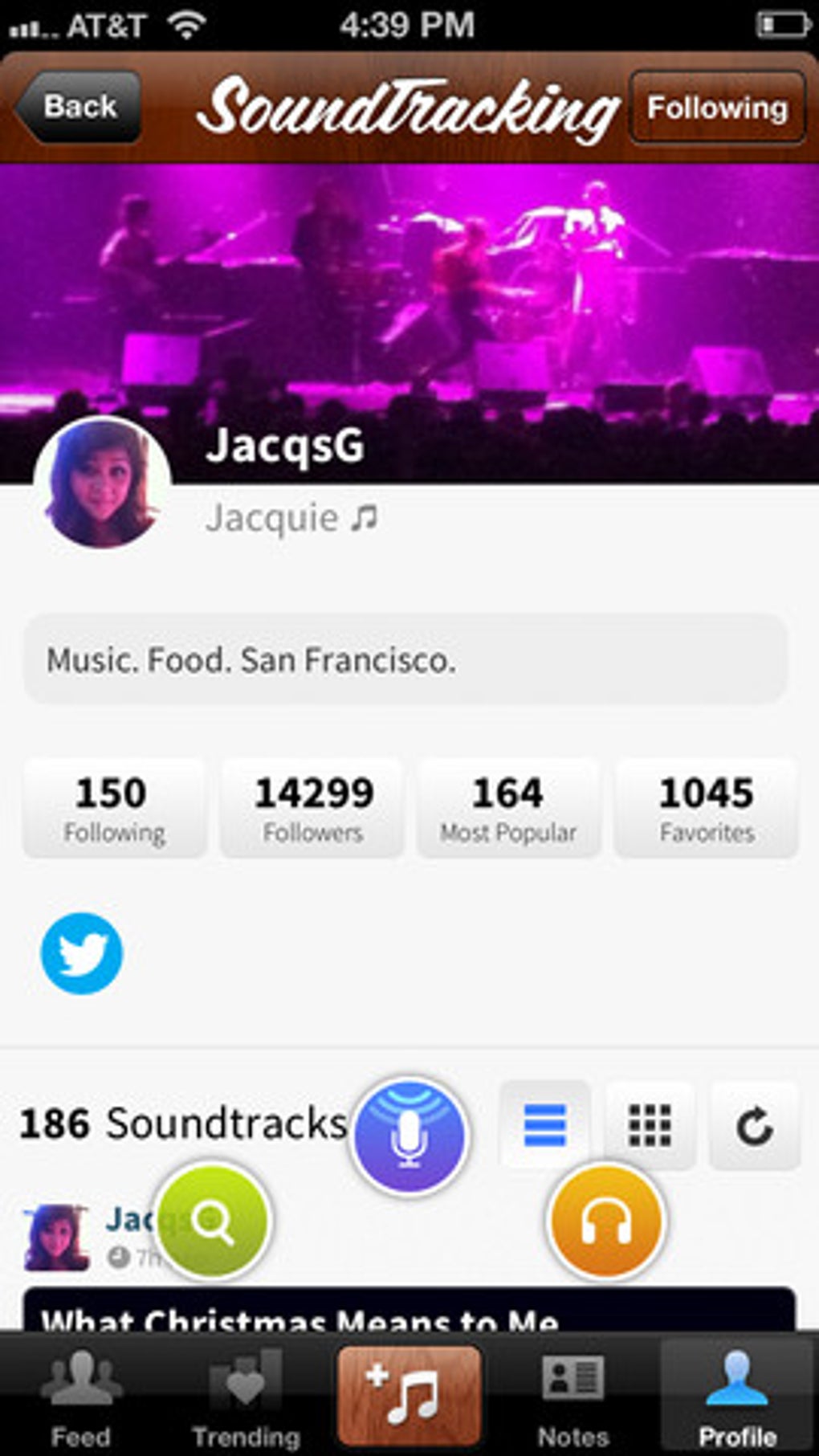 SoundTracking para iPhone - Download