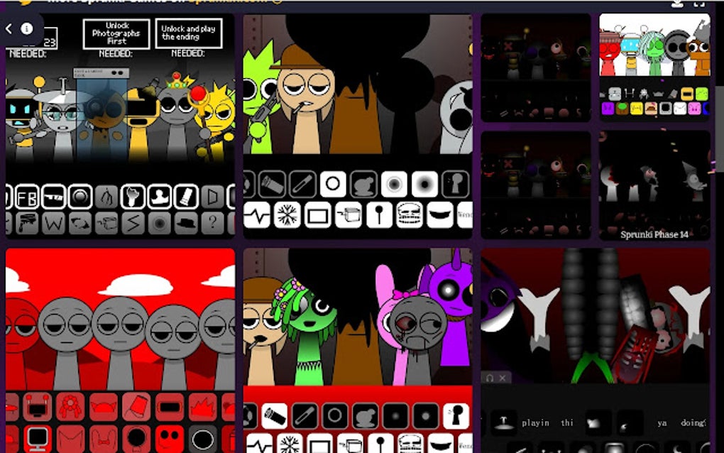 Sprunki Corruptbox Google Chrome için - Eklenti İndir