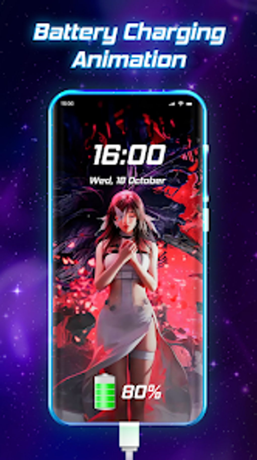 Glow Charge: Battery Animation per Android - Download