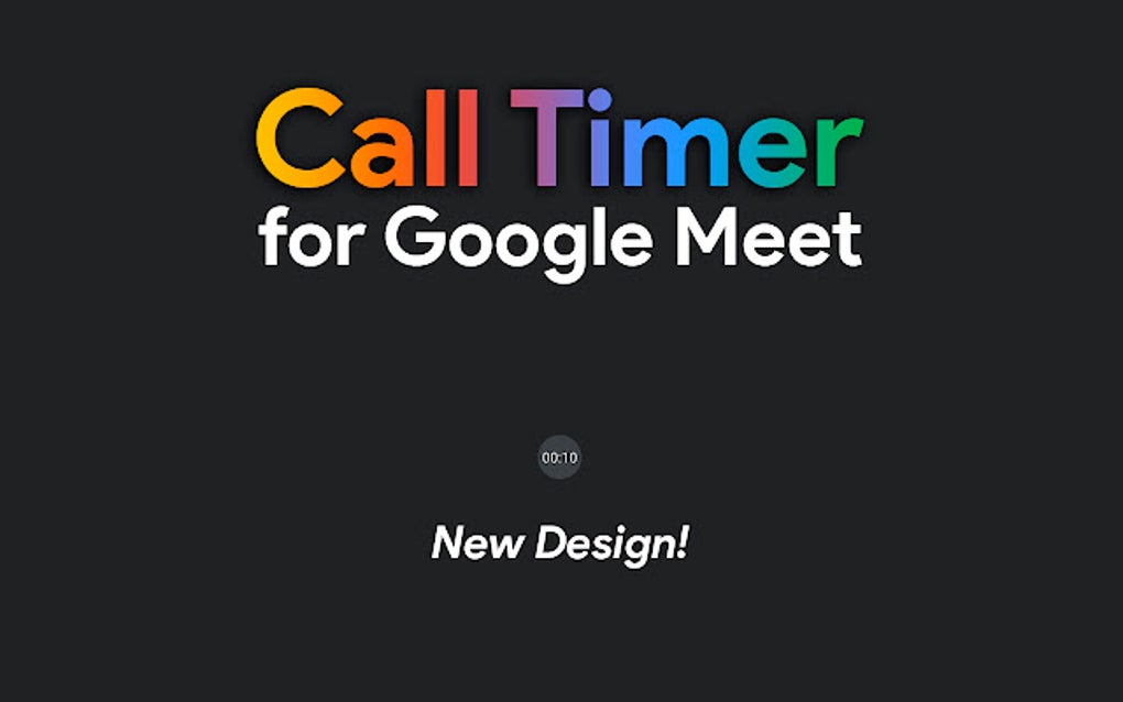 Call Timer for Meet para Google Chrome - Extensão Download