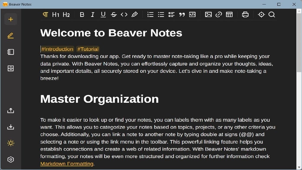Beaver Notes - Download