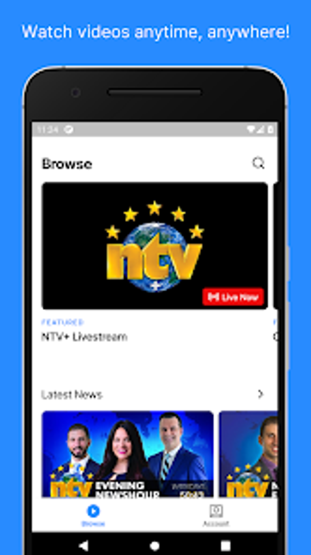 NTV para Android - Descargar