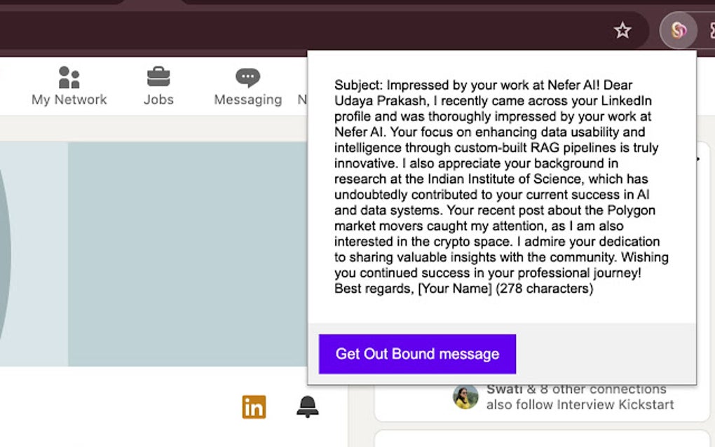 Nefer - AI Message Customizer for LinkedIn para Google Chrome ...