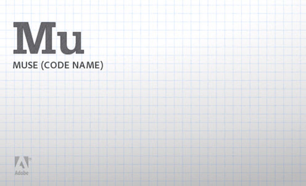 Adobe Muse - Télécharger