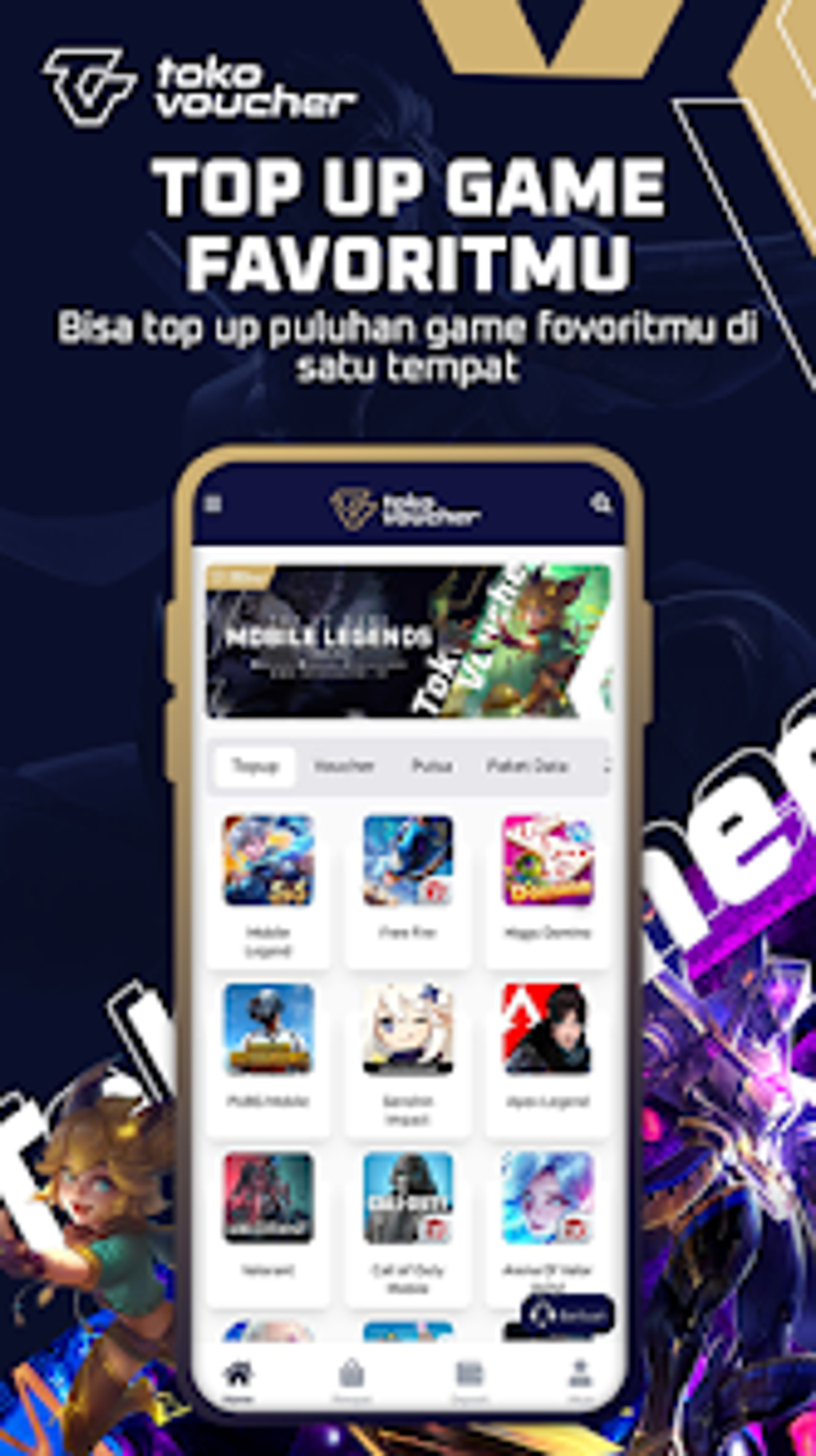 Tokovoucher - Topup Game Murah para Android - Descargar