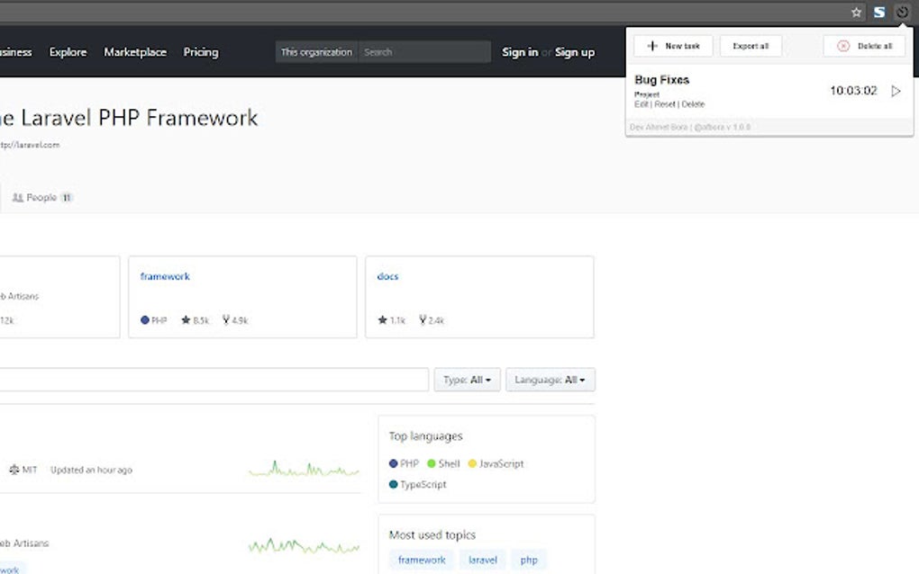 Simple Time Tracker para Google Chrome - Extensión Descargar