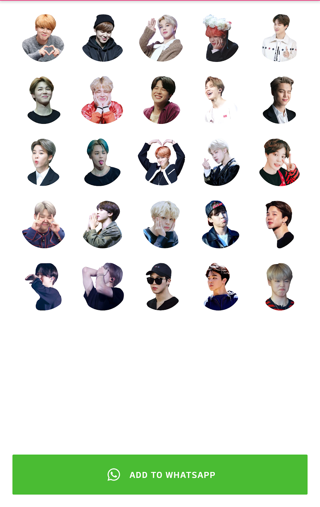 BTS 1000 Stickers - WASticker for Android - Download
