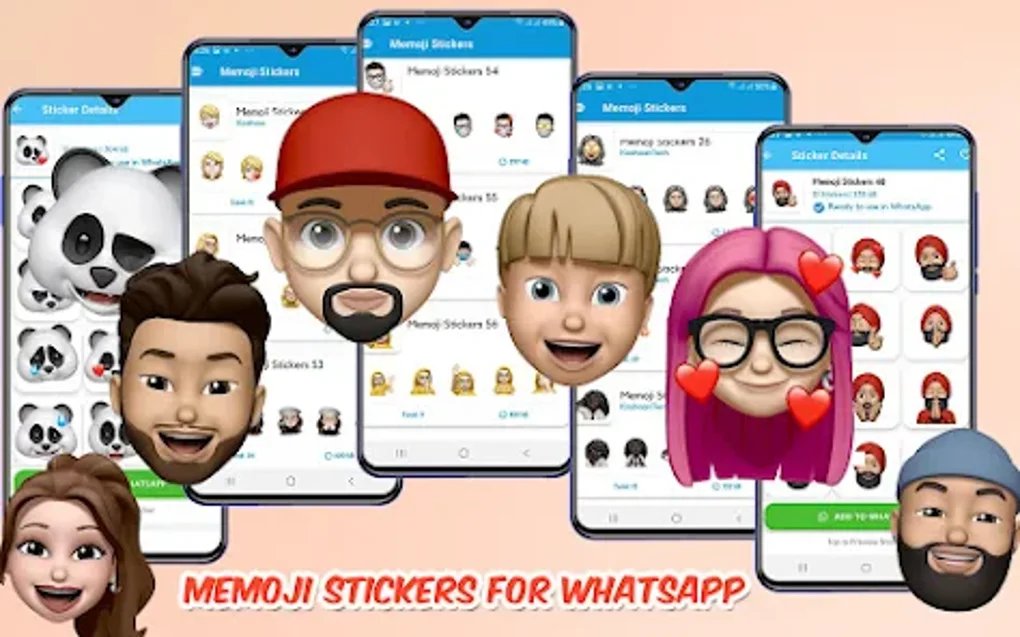 Memoji stickers for WhatsApp para Android - Descargar