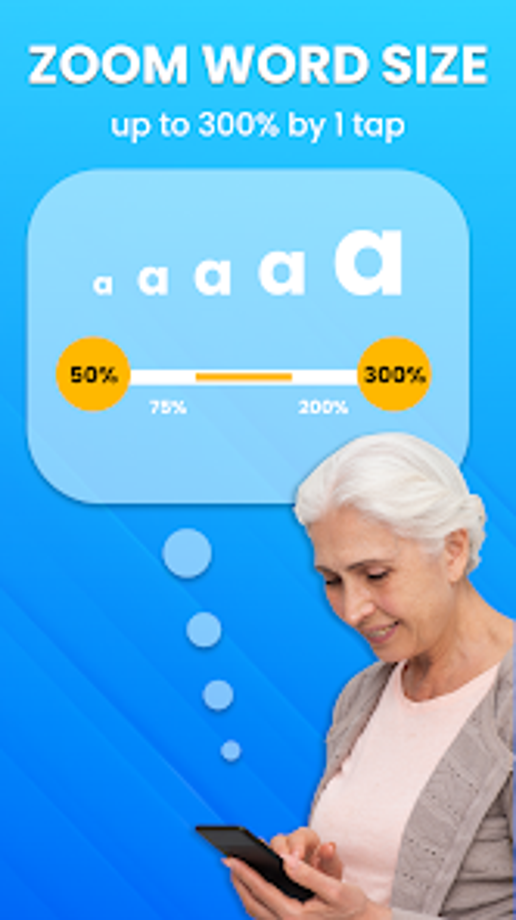 Big Font - Change Font Size สำหรับ Android - ดาวน์โหลด