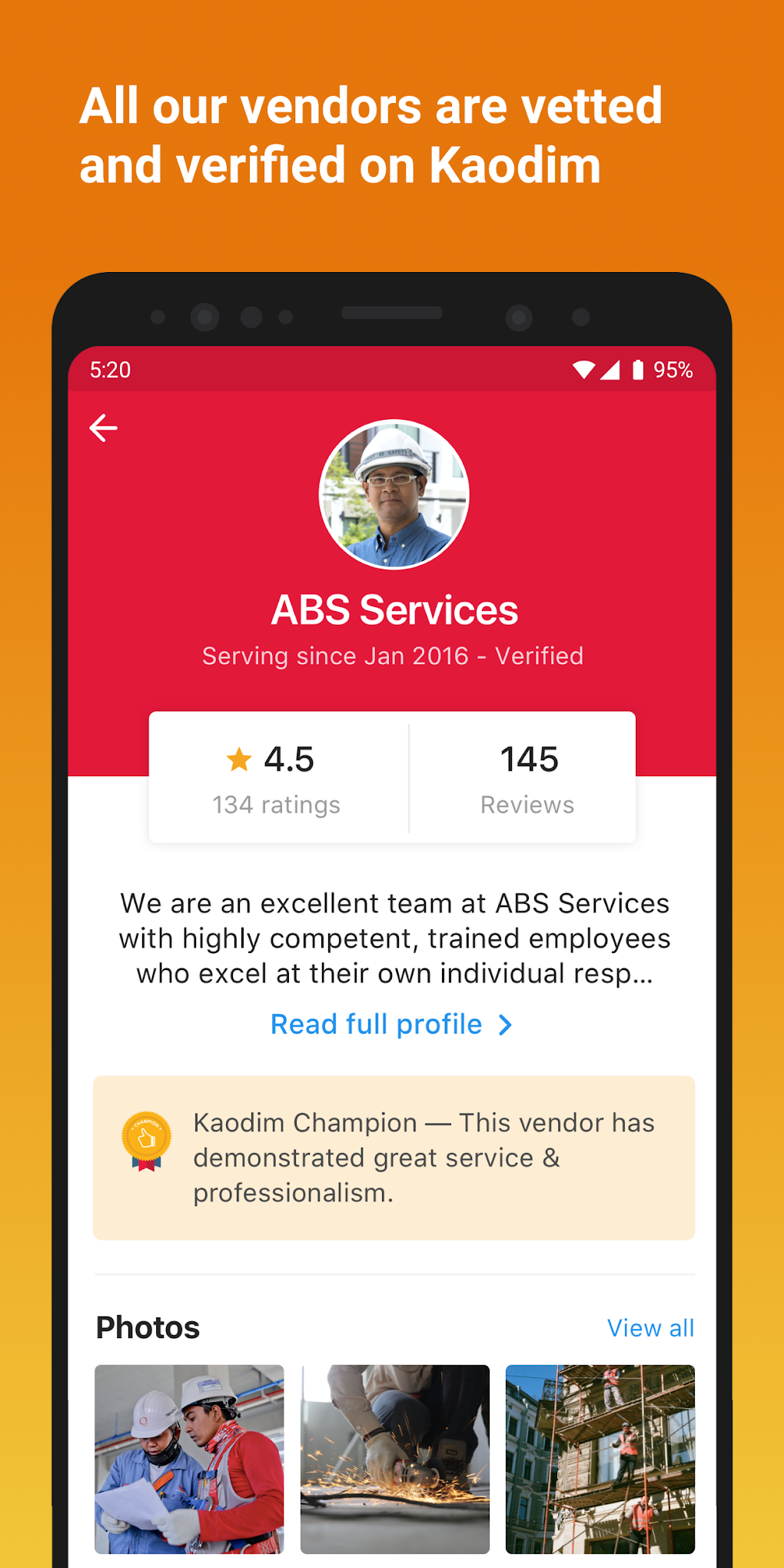 Kaodim - Hire Services for Android - Download