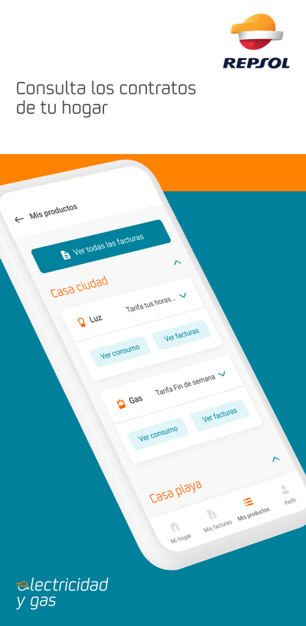 Repsol Vivit - Área Cliente de luz y gas para Android - Descargar