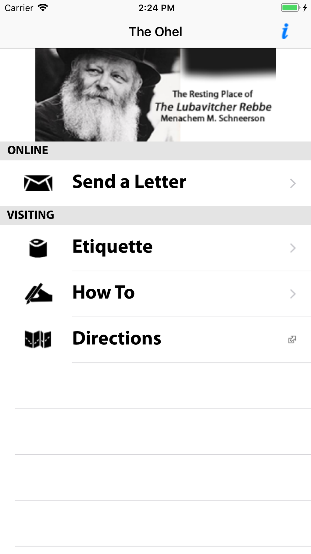 Write to the Ohel for iPhone - Download