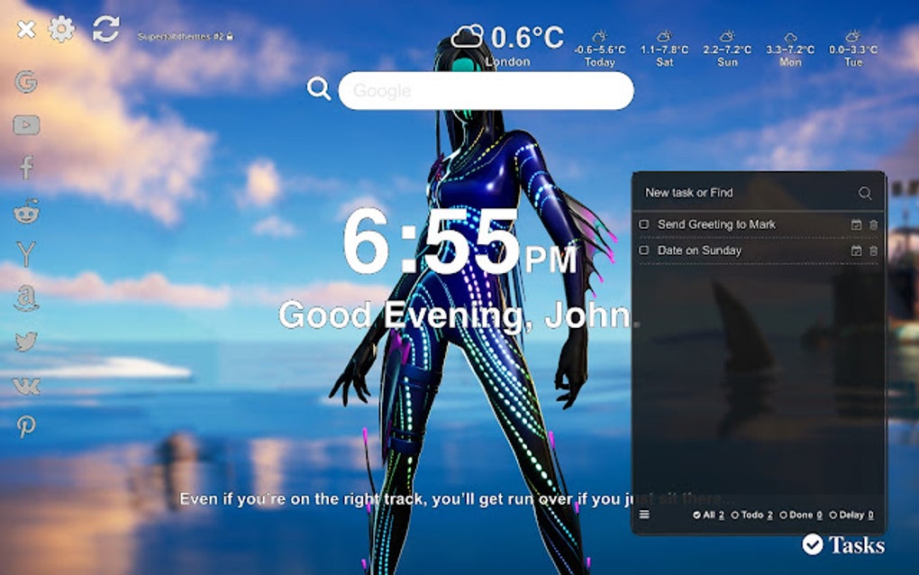 Mariana Fortnite Skin Wallpapers New Tab for Google Chrome - Extension ...