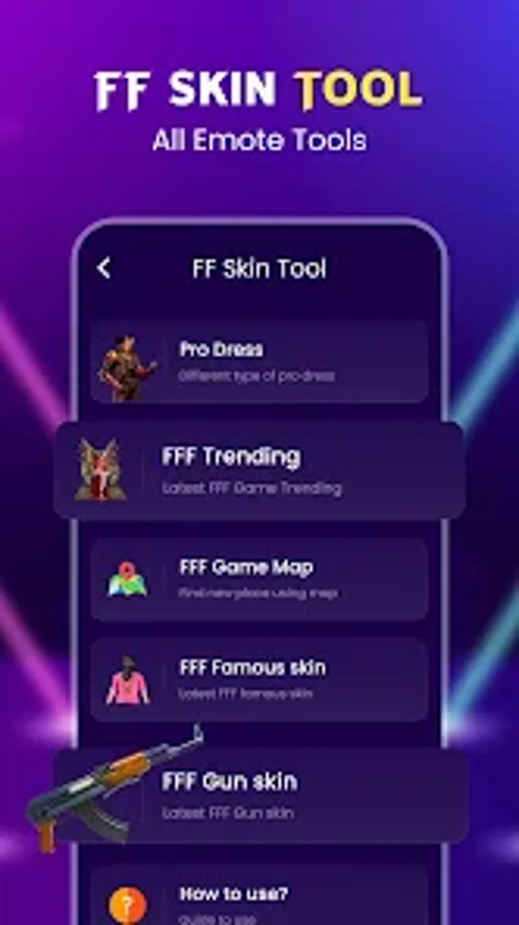 FF FFF Skin Tool Diamond Pro for Android - Download