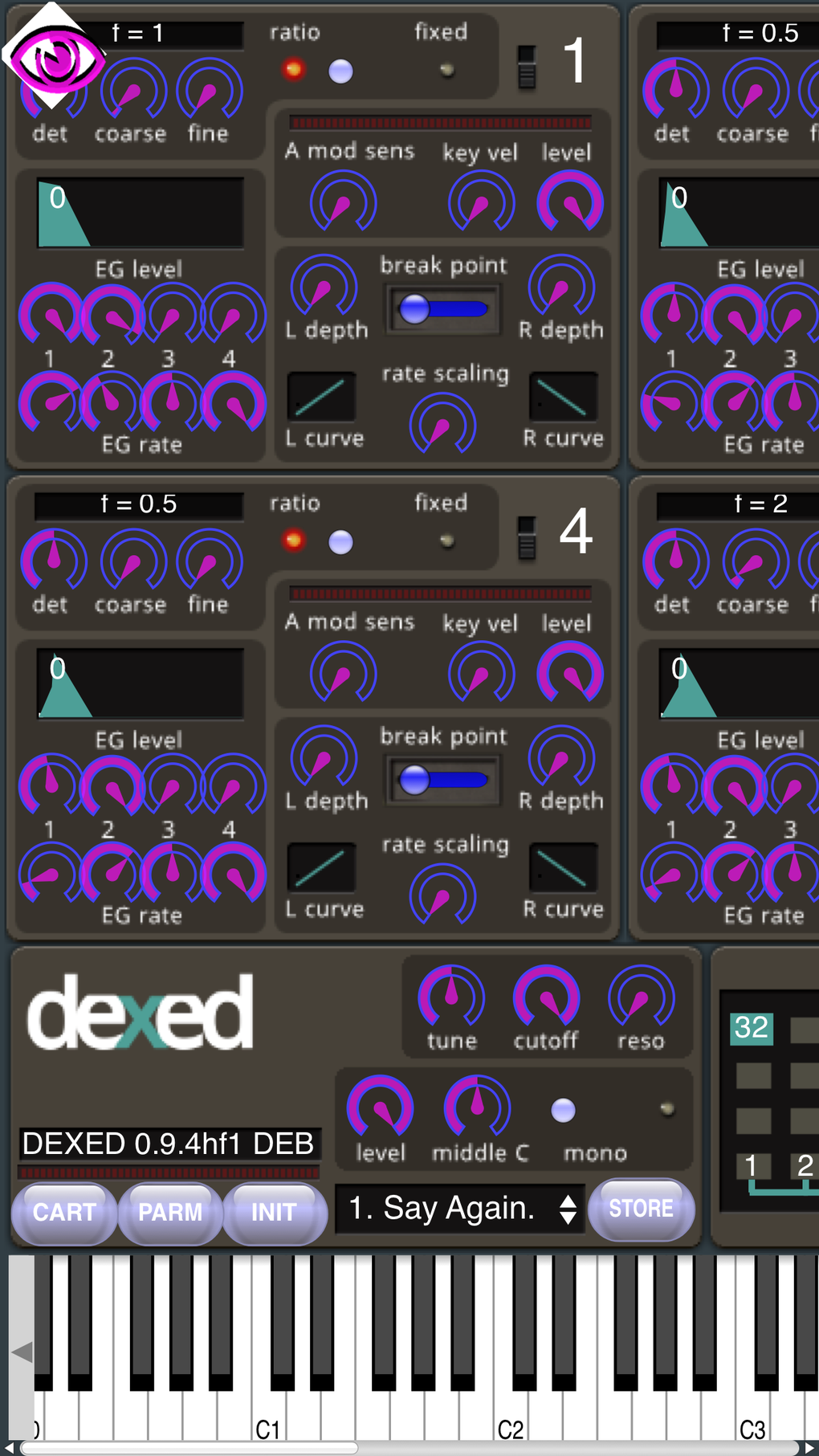 Dexed Synth for iPhone - Download