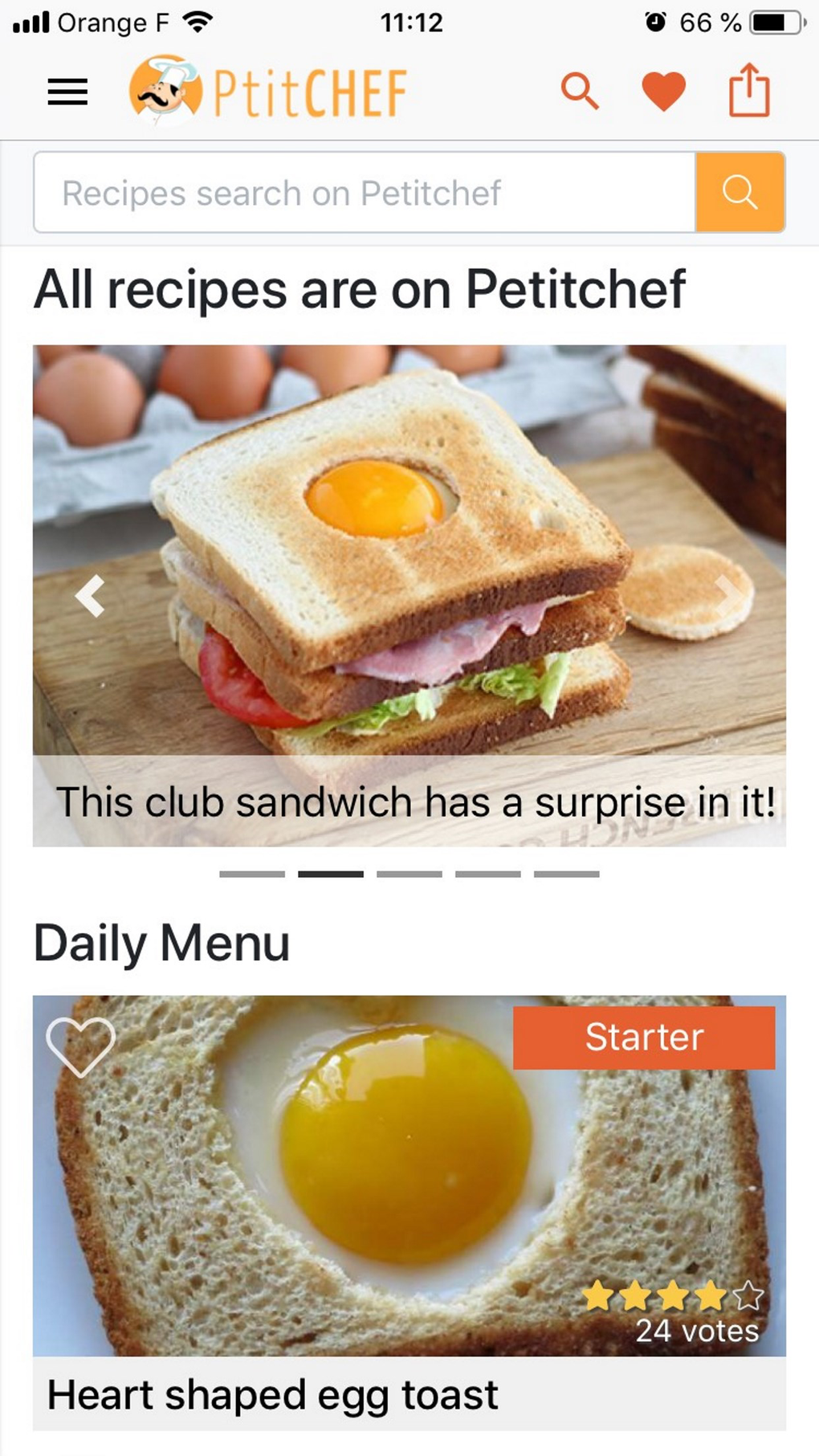 Petitchef: recipes and cooking for iPhone - Download