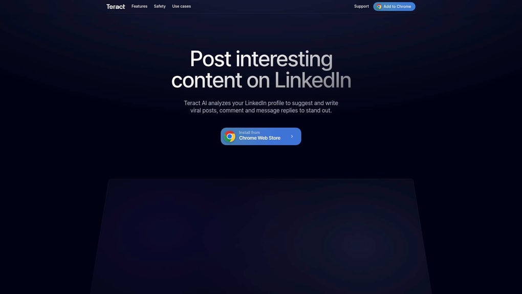 Teract LinkedIn AI Extension for AI Writing assistant: review, features & use cases
