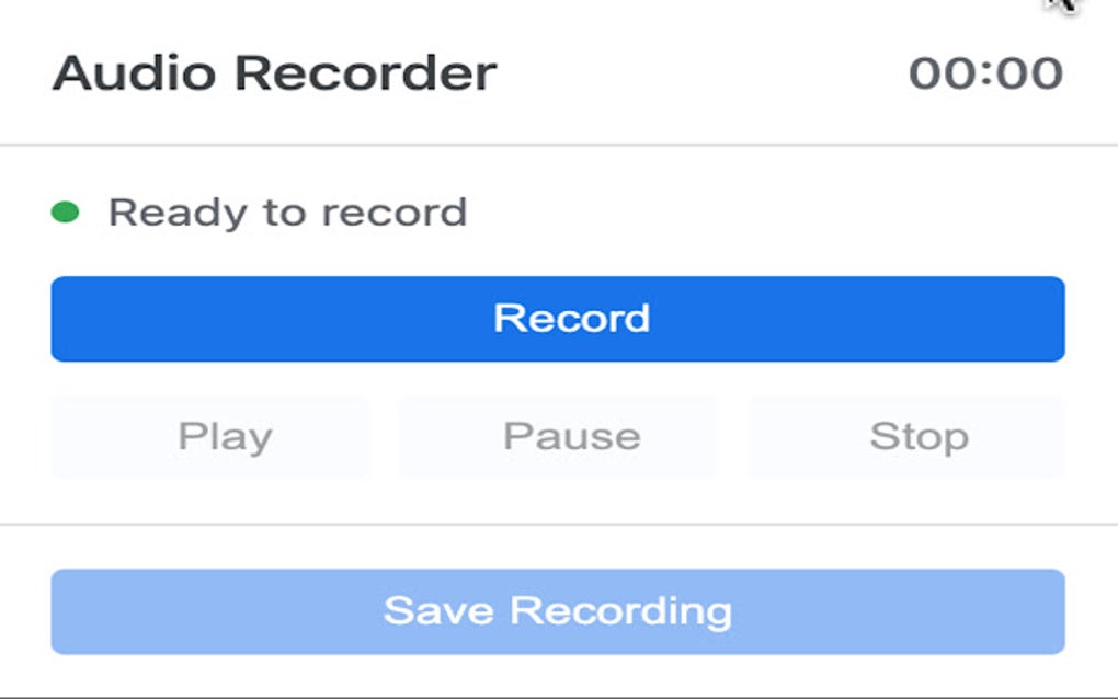 Browser Audio Recorder para Google Chrome - Extensión Descargar