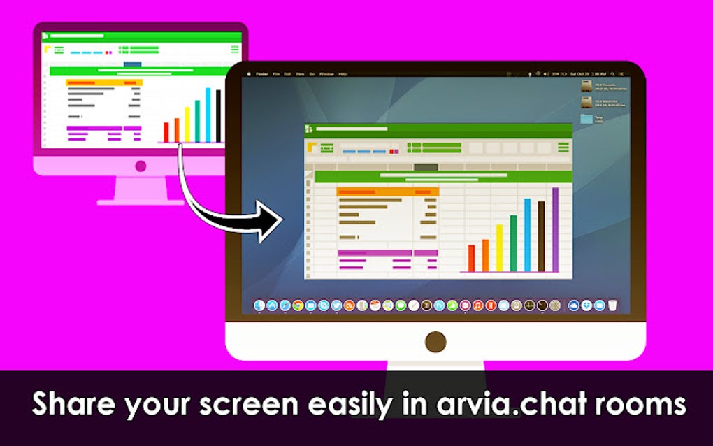 arvia.chat screen sharing para Google Chrome - Extensión Descargar