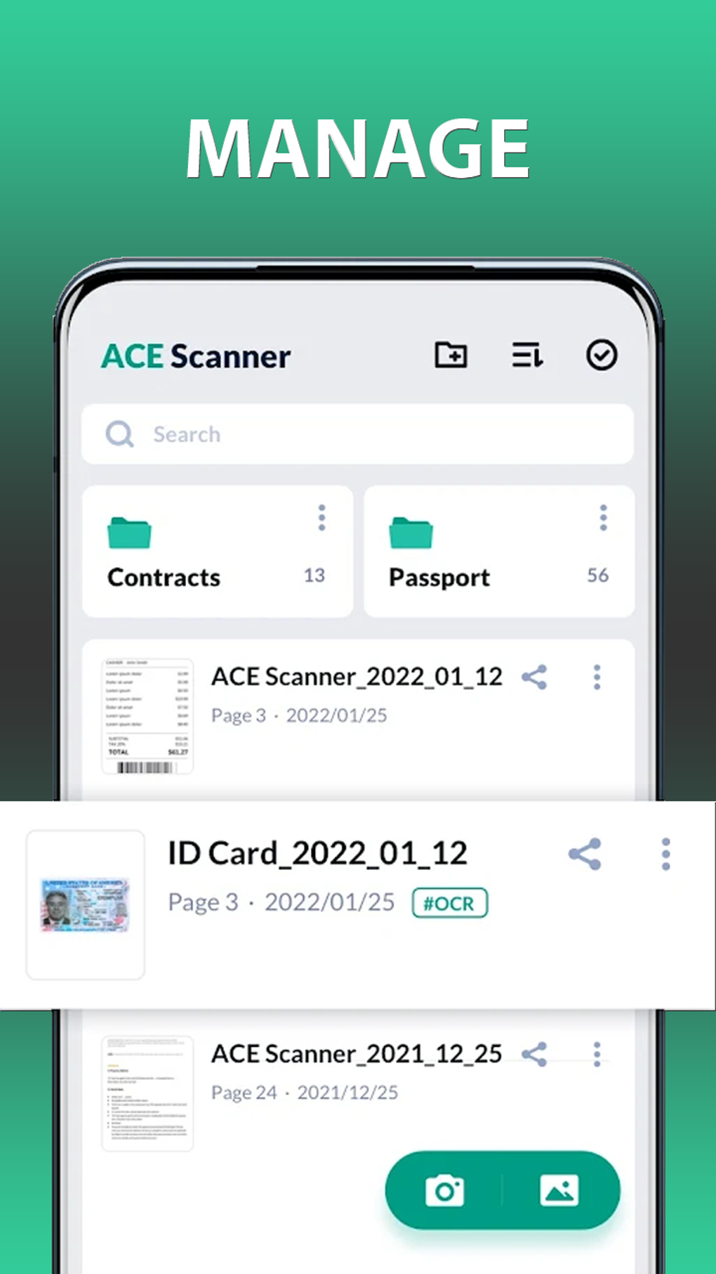 HD Camera Scanner ID Scan PDF for Android - Download