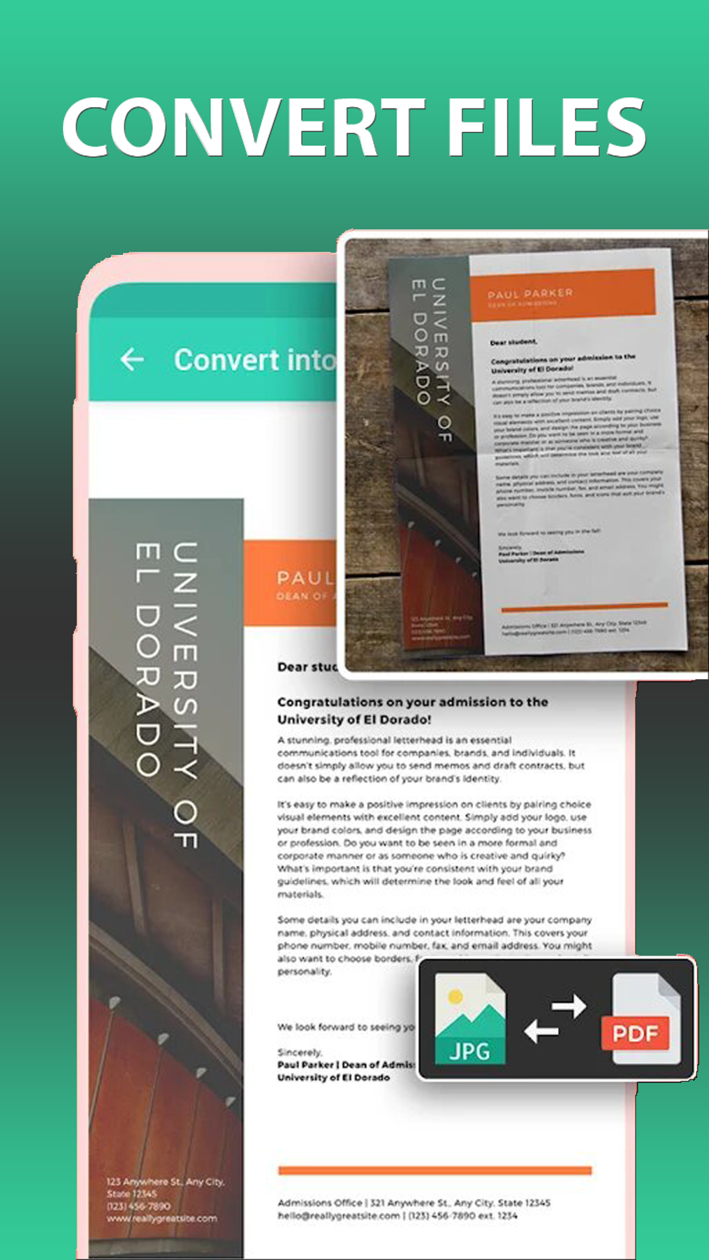 HD Camera Scanner ID Scan PDF for Android - Download