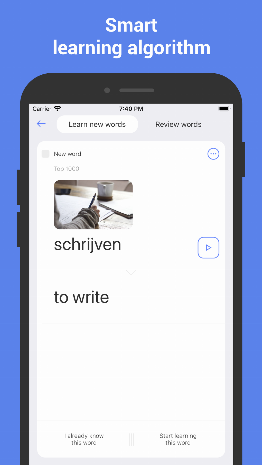 Learn Dutch with Flashcards para iPhone - Descargar