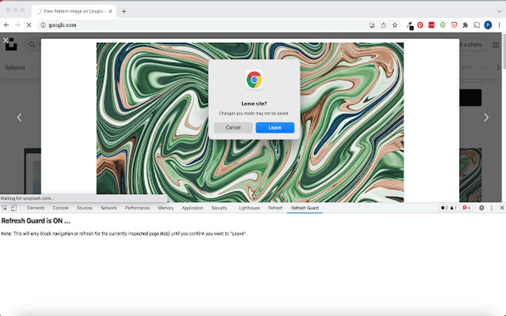 Chrome Refresh Guard สำหรับ Google Chrome - ส่วนขยาย ดาวน์โหลด