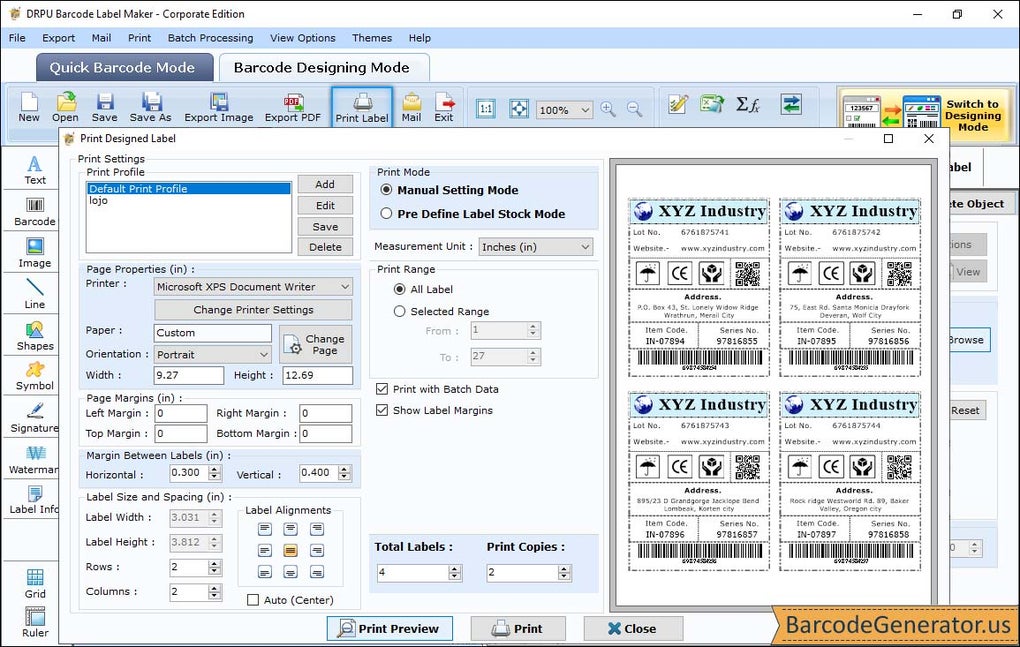 Windows Corporate Barcode Maker Tool - İndir