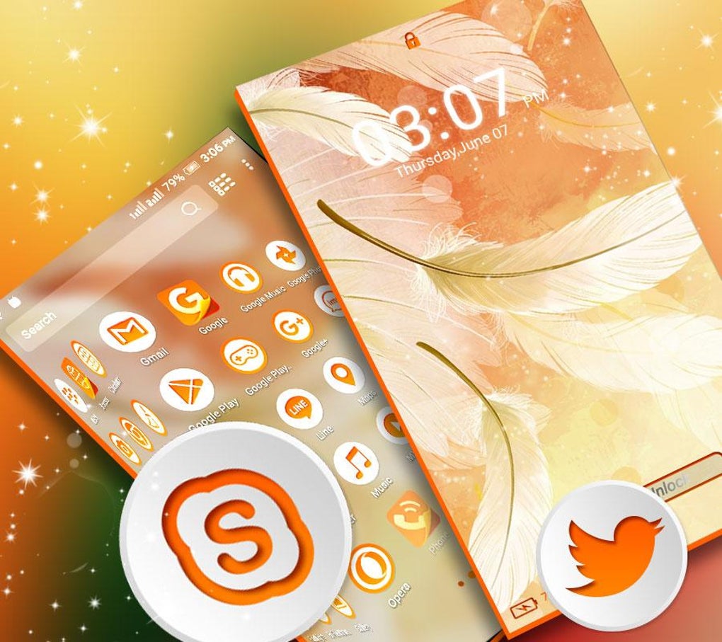 Feather Light Launcher Theme APK для Android — Скачать