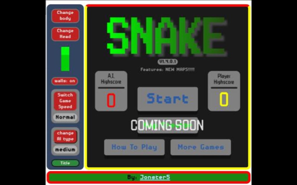Snake Game pour Google Chrome - Extension Télécharger
