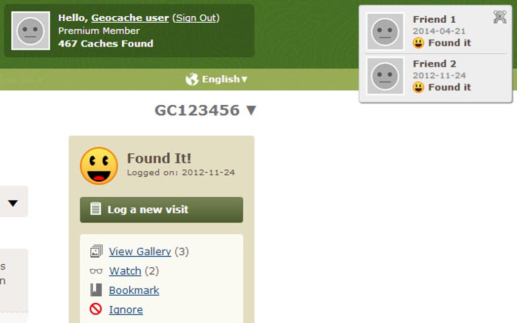 Geocaching.com Friends! for Google Chrome - Extension Download
