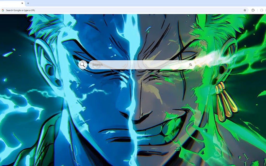 Roronoa Zoro Split Face Live Wallpaper para Google Chrome - Extensión ...