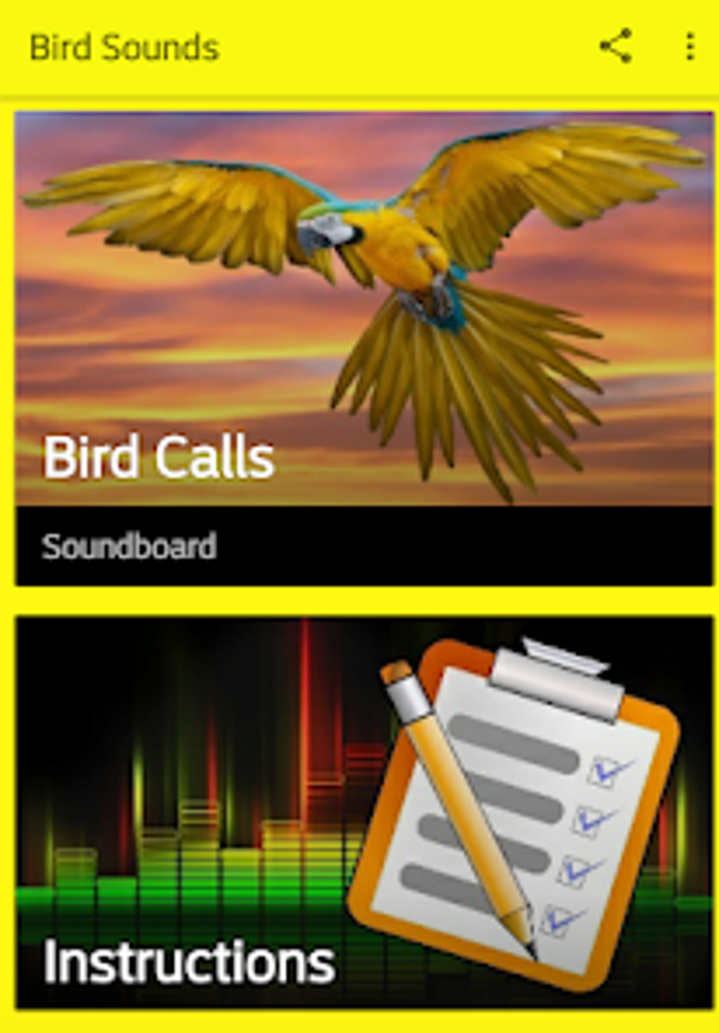 Bird Sounds para Android - Descargar