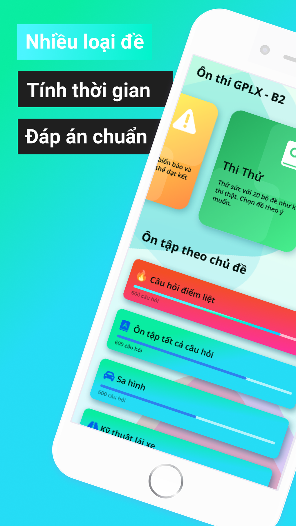 Ôn thi GPLX - Đề mới 2022 for iPhone - Download