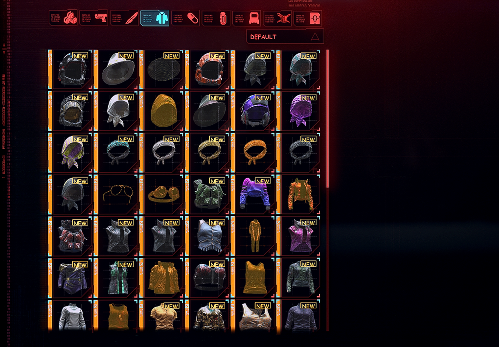 Craft All Clothing for Cyberpunk 2077 - Mod Download